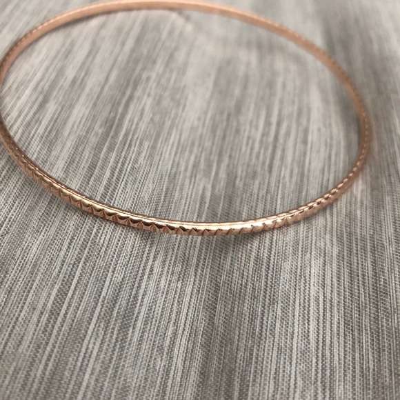 Jewelry | Set Of 7 Rose Gold Bangles | Poshmark